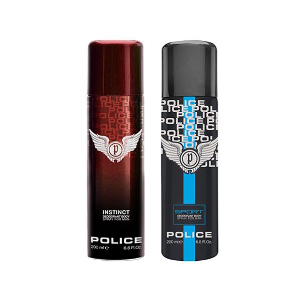 Buy Police Instinct Deodorant Spray 200ml + Sport Deodorant Spray 200ml ...