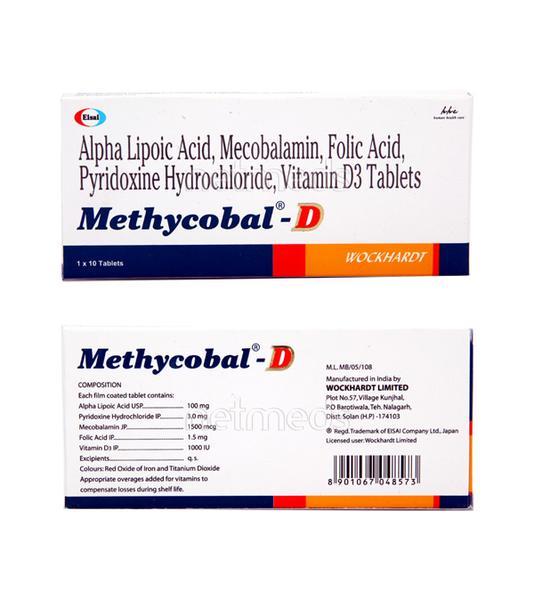 Methycobal D Tablet 10'S : Uses, Side Effects, Price | Netmeds