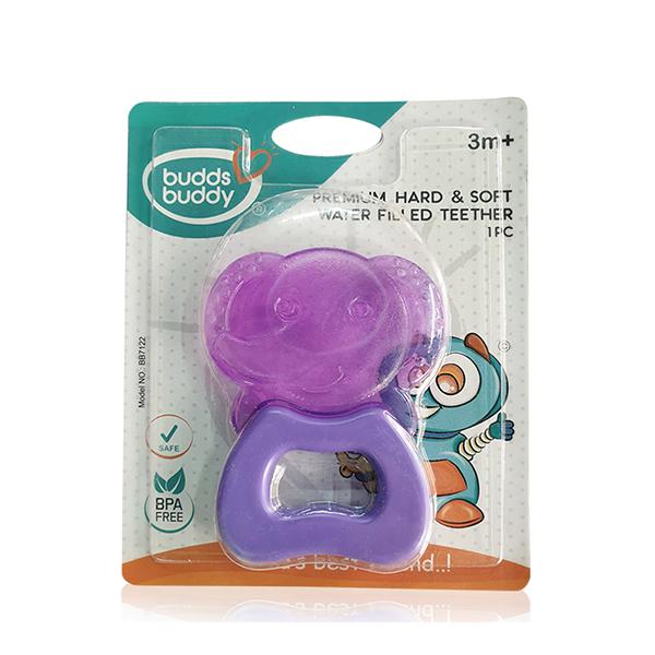 Buy Buddsbuddy Premium Hard & Soft Water Filled Teether - Elephant ...