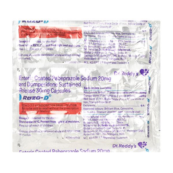 Razo D: Check Uses, Side Effects, Precautions | Netmeds