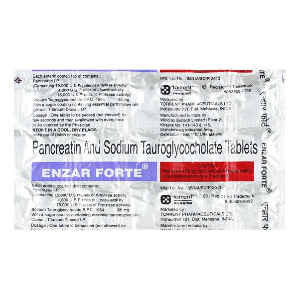 Enzar Forte Tablet 15'S - Price, Uses, Side Effects | Netmeds
