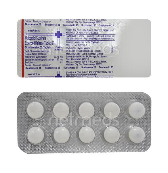 Sustameto 25mg Tablet 10'S : Price, Uses, Side Effects | Netmeds