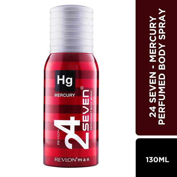Buy Revlon 24 Seven Perfumed Body Spray For Men - Mercury 130 Ml Online ...