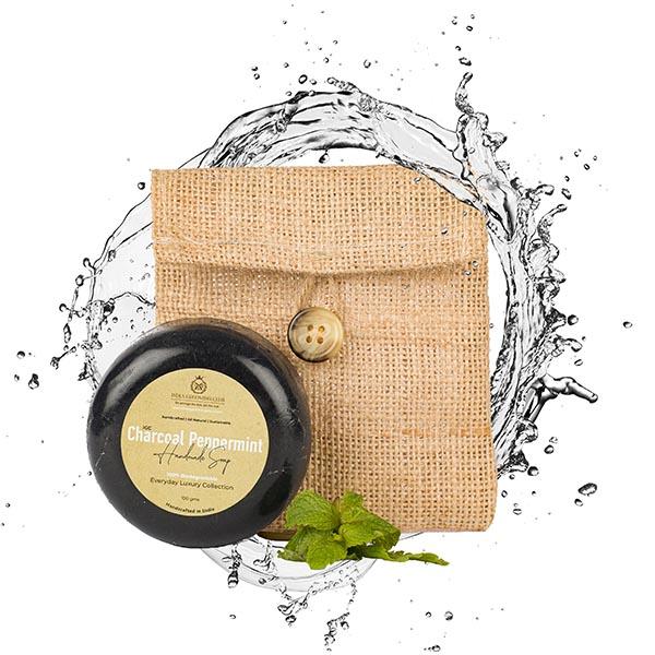 Buy India Grooming Club Charcoal Pepper Mint Soap 100 gm Online at ...