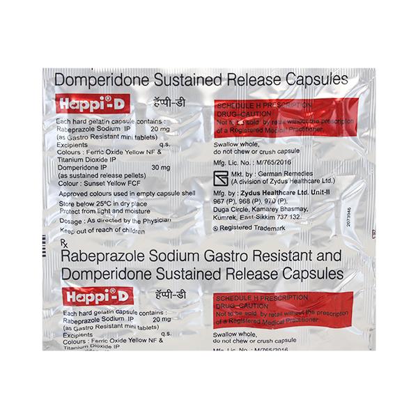 Buy HAPPI D Capsule 15's Online at Upto 25% OFF | Netmeds