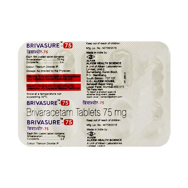BRIVASURE 75 Tablet 10's Price, Uses, Side effects, Substitutes | Netmeds