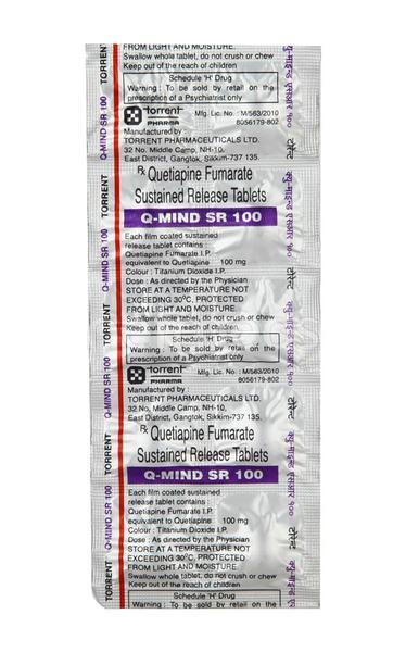 Q Mind SR 100mg Tablet 10'S : Uses, Side Effects, Price | Netmeds