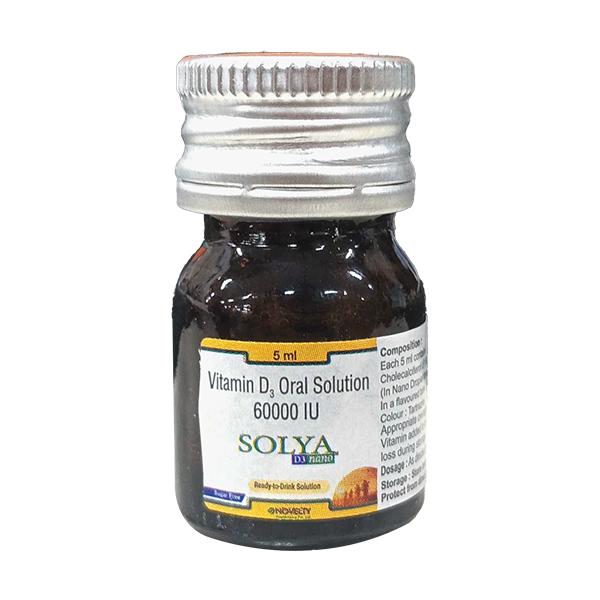 SOLYA D3 NANO SUGAR FREE Oral Solution 5ml