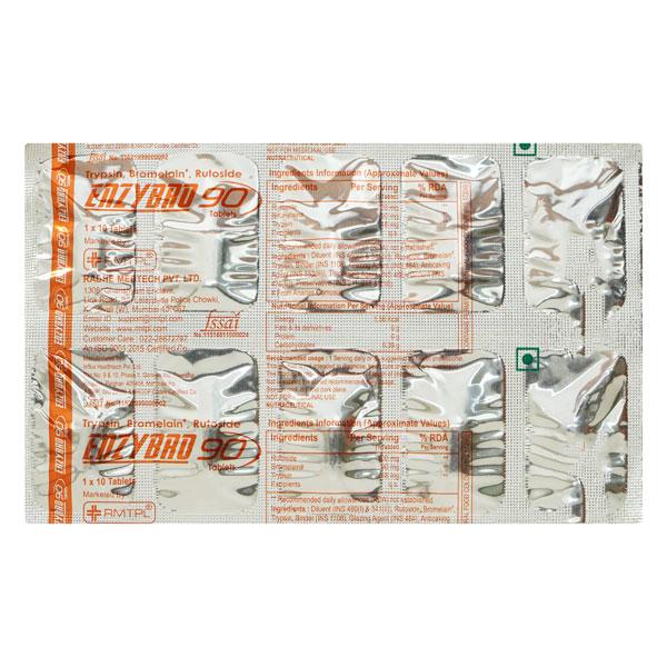 ENZYBRO 90 Tablet 10's Price, Uses, Side effects, Substitutes | Netmeds
