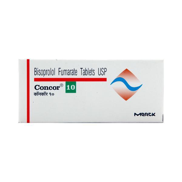 Concor 10mg Tablet 10'S : Price, Uses, Side Effects | Netmeds
