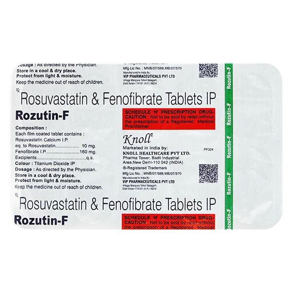 Buy ROZUTIN F 10 Tablet 10's Online at Upto 25% OFF | Netmeds