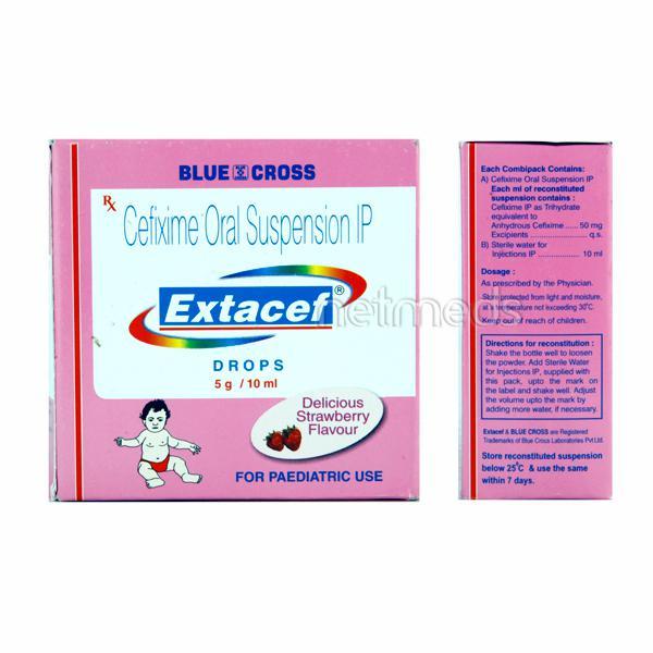 Extacef Delicious Strawberry Flavour Drops 10ml : Price, Uses, Side ...