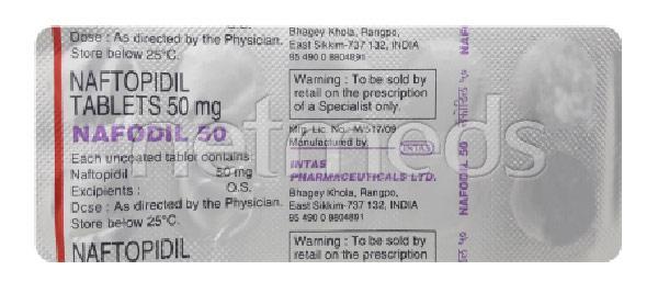 Nafodil 50mg Tablet 10'S Price, Uses, Side effects, Substitutes | Netmeds