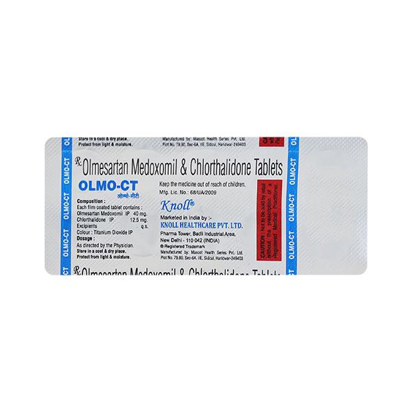 OLMO CT 40mg Tablet 10's : Price, Uses, Side Effects | Netmeds