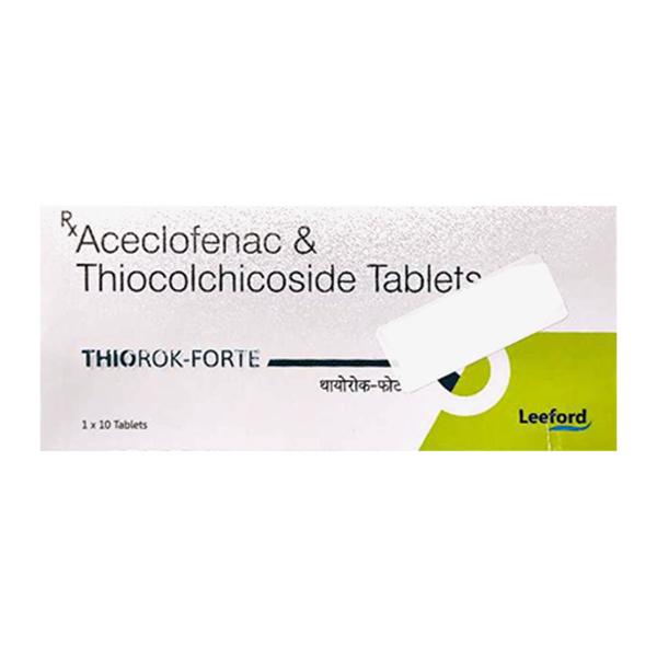 Buy THIOROK FORTE Tablet 10's Online at Upto 25% OFF | Netmeds