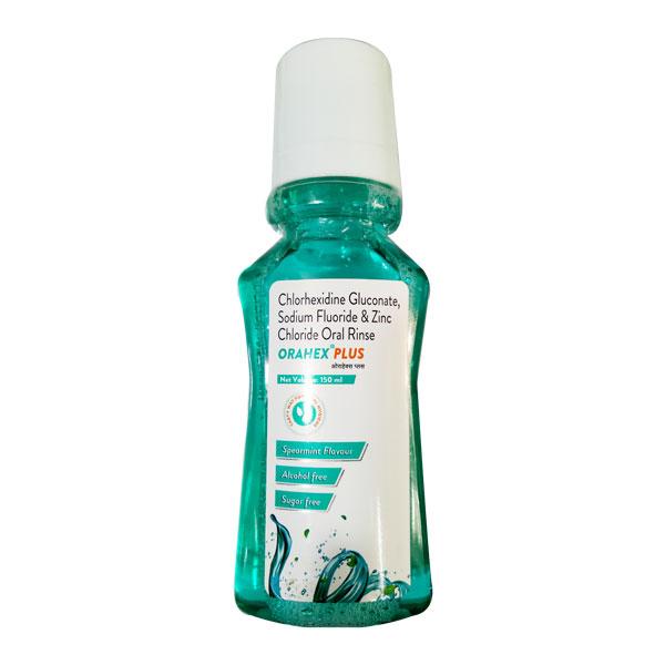 Buy ORAHEX PLUS SUGAR FREE SPEARMINT FLAVOUR Oral Rinse 150ml Online at ...