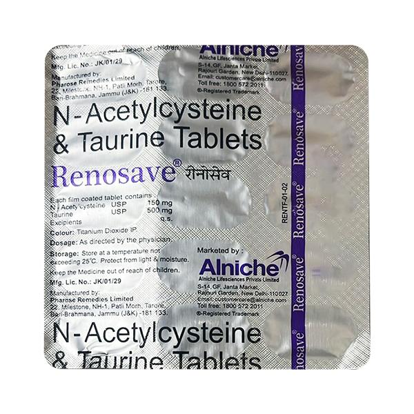 RENOSAVE Tablet 15's Price, Uses, Side effects, Substitutes | Netmeds