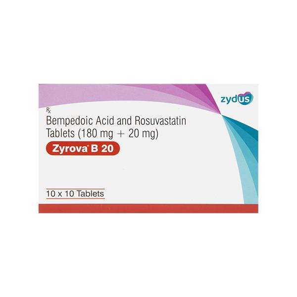 Buy ZYROVA B 20 Tablet 10's Online | Netmeds
