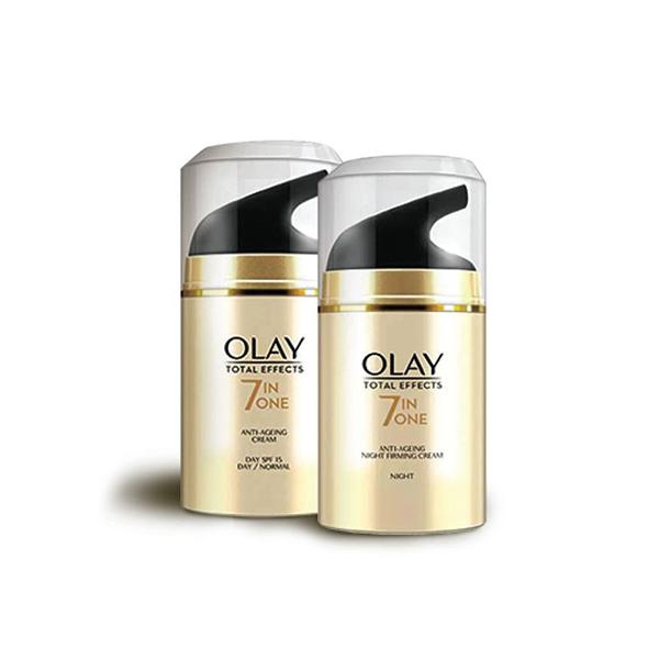 Buy Olay Total Effects Day Cream 50g + Olay Total Effects Night Cream ...