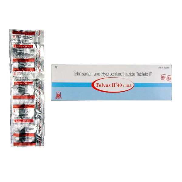 Telvas H 40/12.5 Tablet 10'S : Price, Uses, Side Effects | Netmeds