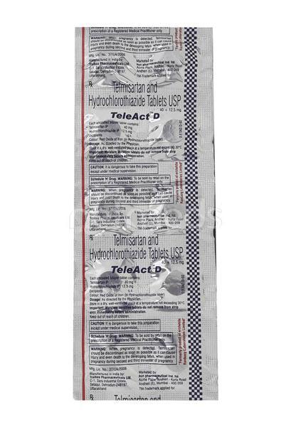 Teleact D 40mg Tablet 10'S : Price, Uses, Side Effects | Netmeds