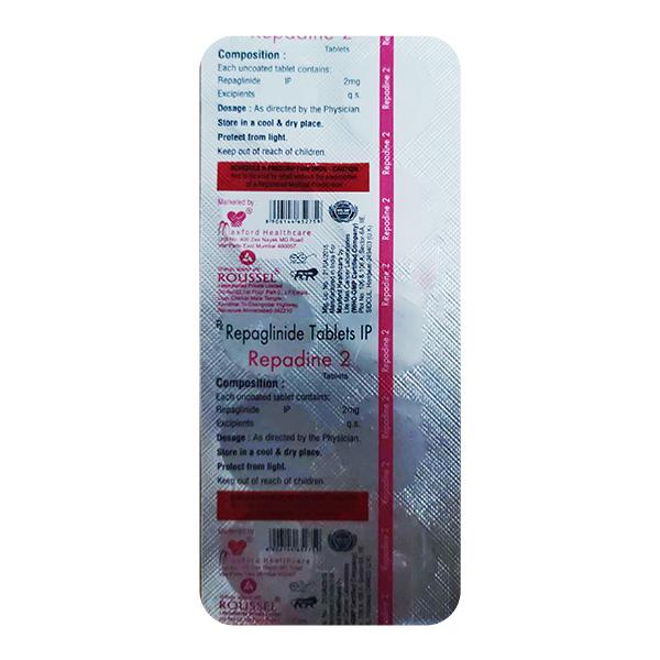 REPADINE 2 Tablet 10's : Price, Uses, Side Effects | Netmeds