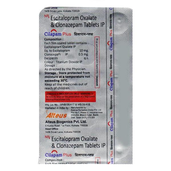 CILAPAM PLUS Tablet 15's - Price, Uses, Side Effects, and Substitutes ...