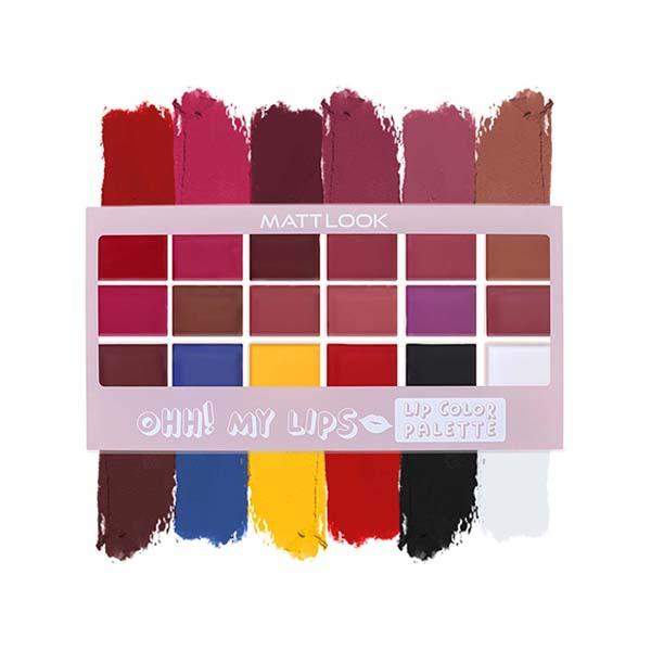 Buy Matt Look Ohh! My Lips Lip Color Palette, Long Lasting - Ohh! My ...