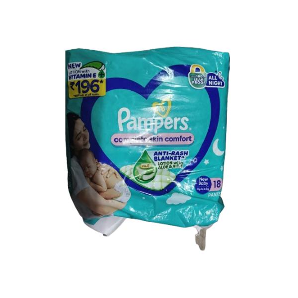Pampers Complete Skin Comfort Anti Rash Blanket Pad New Born Diaper ...