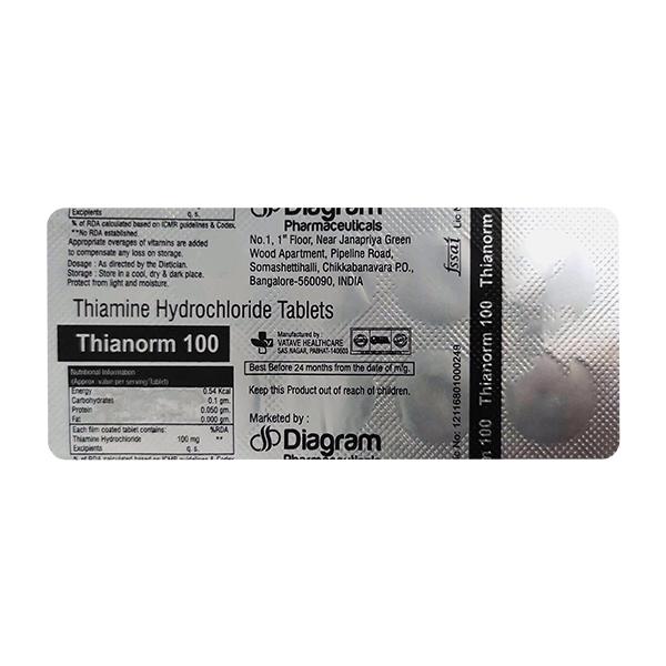 THIANORM 100 Tablet 10's