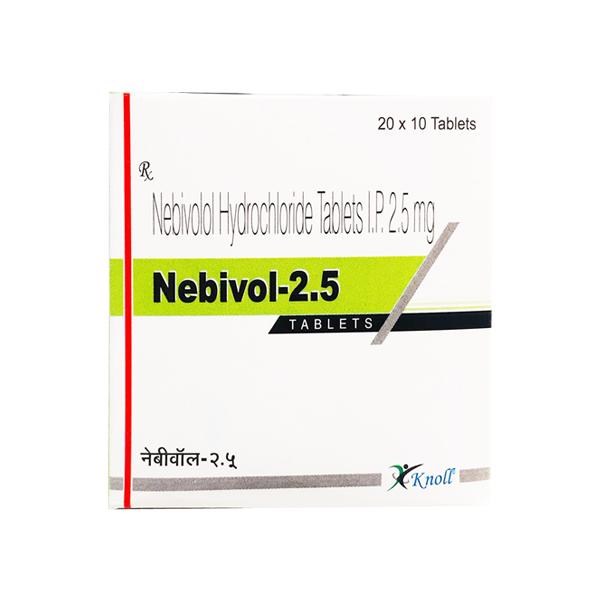 NEBIVOL 2.5mg Tablet 10's : Price, Uses, Side Effects | Netmeds