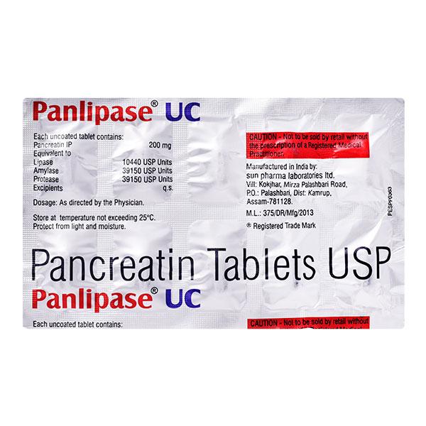 Buy PANLIPASE UC Tablet 10's Online at Upto 25% OFF | Netmeds