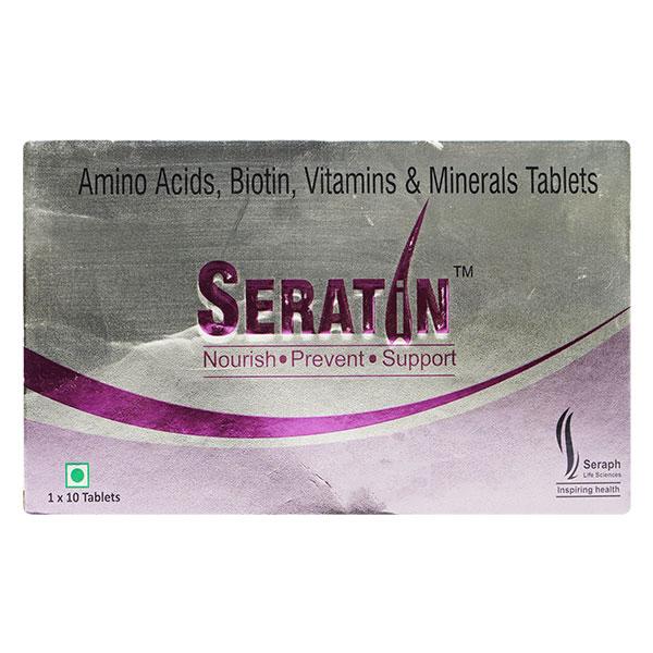 SERATIN Tablet 10's Price, Uses, Side effects, Substitutes | Netmeds