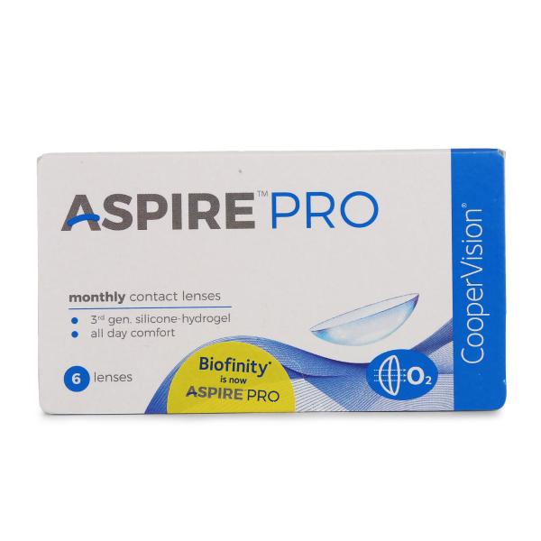 CooperVision ASPIRE PRO Monthly Disposable Spherical Silicone Hydrogel ...