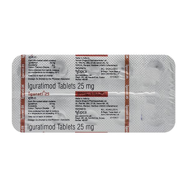 IGURATI 25mg Tablet 10's Price, Uses, Side effects, Substitutes | Netmeds