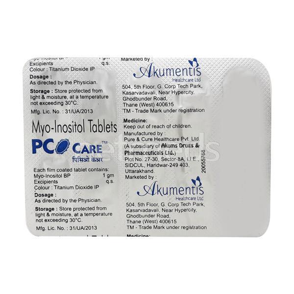 PCO Care Tablet 10'S Price, Uses, Side effects, Substitutes | Netmeds