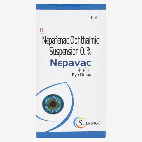 NEPAVAC Eye Drops 5ml Price, Uses, Side effects, Substitutes | Netmeds