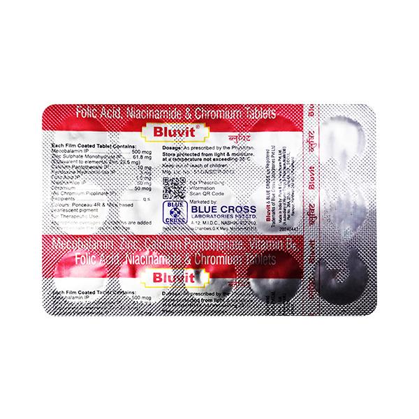 Buy BLUVIT Tablet 15's Online at Upto 25% OFF | Netmeds