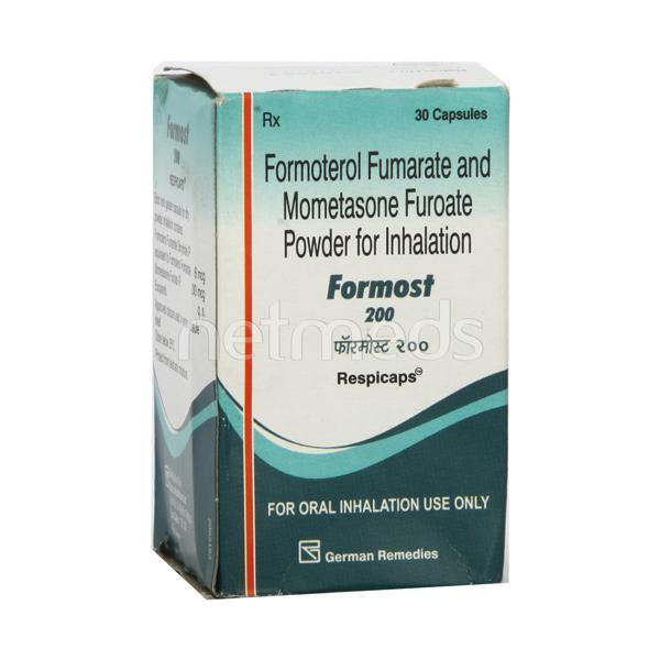 Formost 200 Respicap 30'S Price, Uses, Side effects, Substitutes | Netmeds