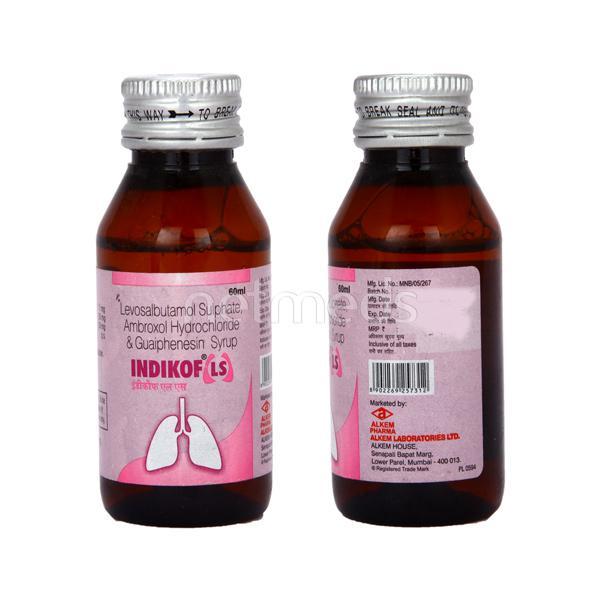 Buy Indikof LS Sugar Free Syrup 60ml Online at Upto 25% OFF | Netmeds