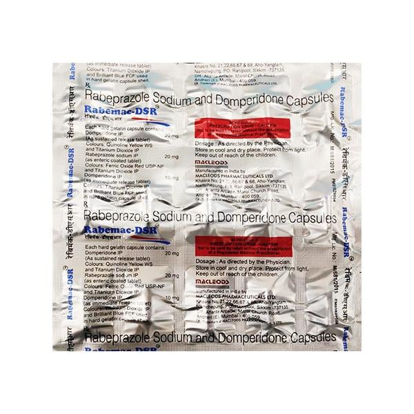 Buy RABEMAC DSR Capsule 15's Online at Upto 25% OFF | Netmeds