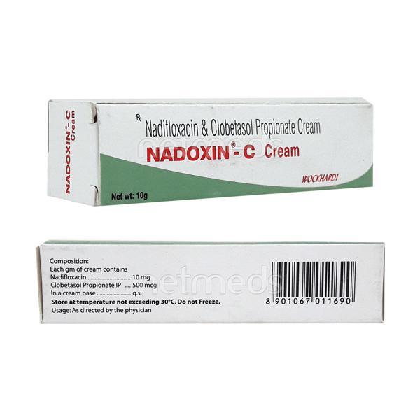 Nadoxin C Cream 10gm Price, Uses, Side effects, Substitutes | Netmeds