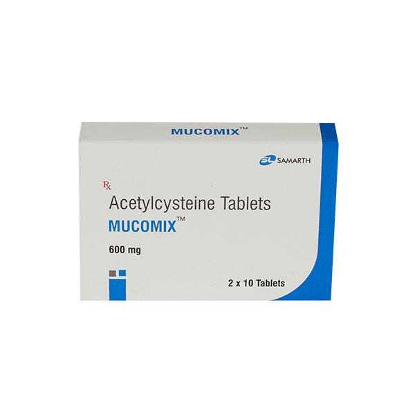 Buy Mucomix 600mg Tablet 10'S Online at Upto 25% OFF | Netmeds