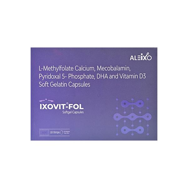 IXOVIT FOL Softgel Capsule 10's Price, Uses, Side effects, Substitutes ...