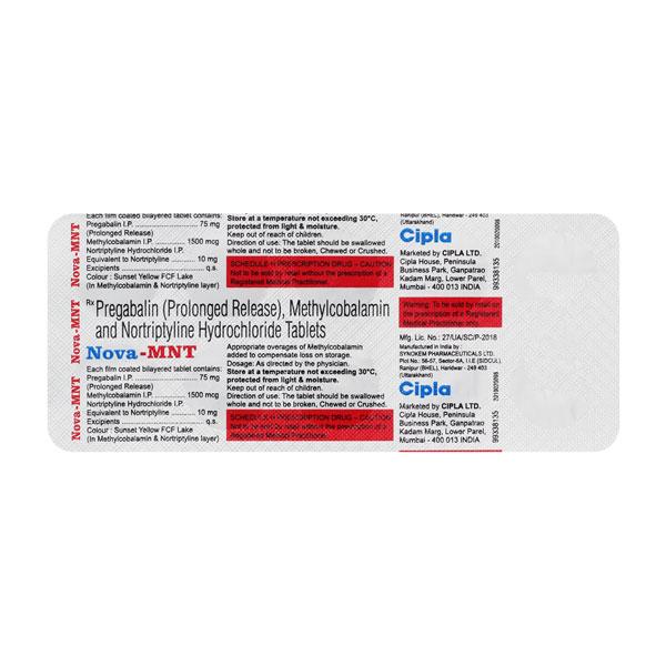 Buy NOVA MNT Tablet 10's Online at Upto 25% OFF | Netmeds