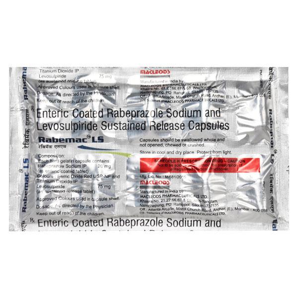 Rabemac LS Capsule 10'S Price, Uses, Side effects, Substitutes | Netmeds