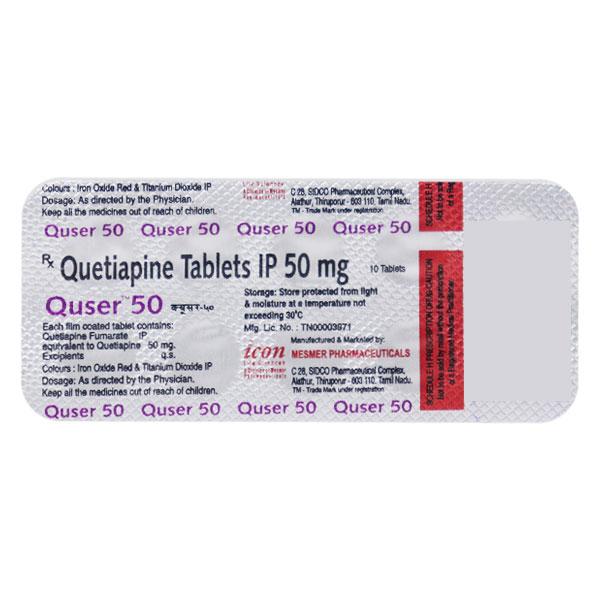 Buy Quser 50mg Tablet 10'S Online at Upto 25% OFF | Netmeds