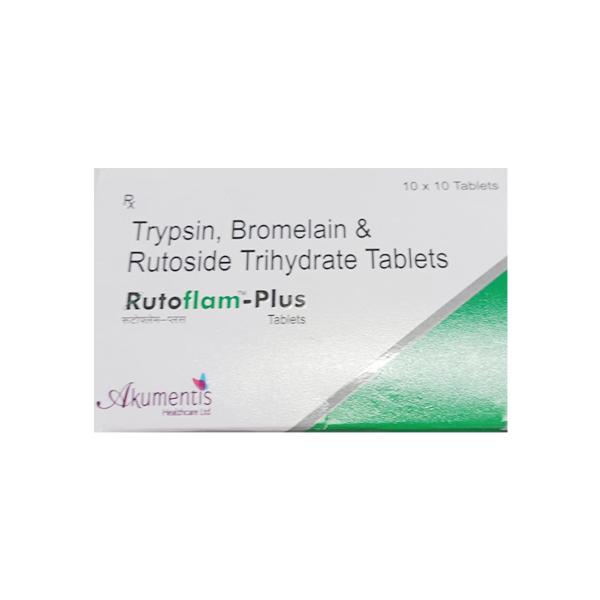 Buy RUTOFLAM PLUS Tablet 10's Online at Upto 25% OFF | Netmeds