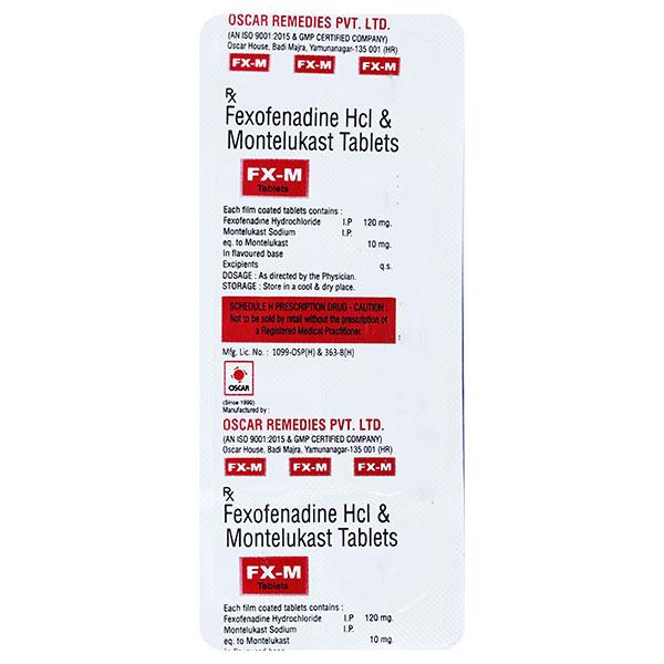 FX M Tablet 10's Price, Uses, Side effects, Substitutes | Netmeds