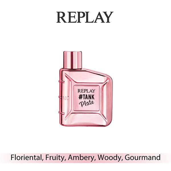 Buy Replay Tank Plate Eau de Toilette For Her 100 gm Online at Best ...